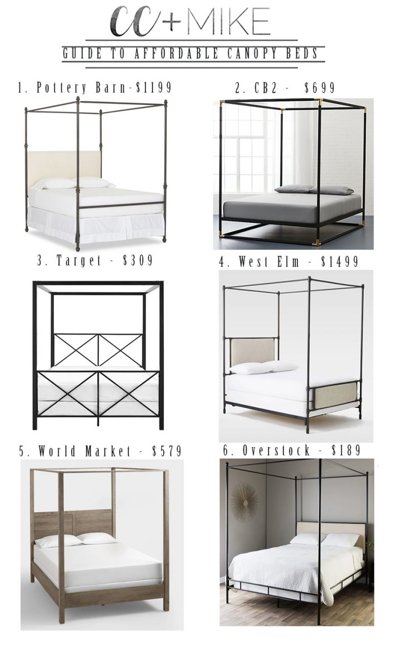 The Ultimate Guide to Affordable Canopy Beds | CC and Mike |Design Blog