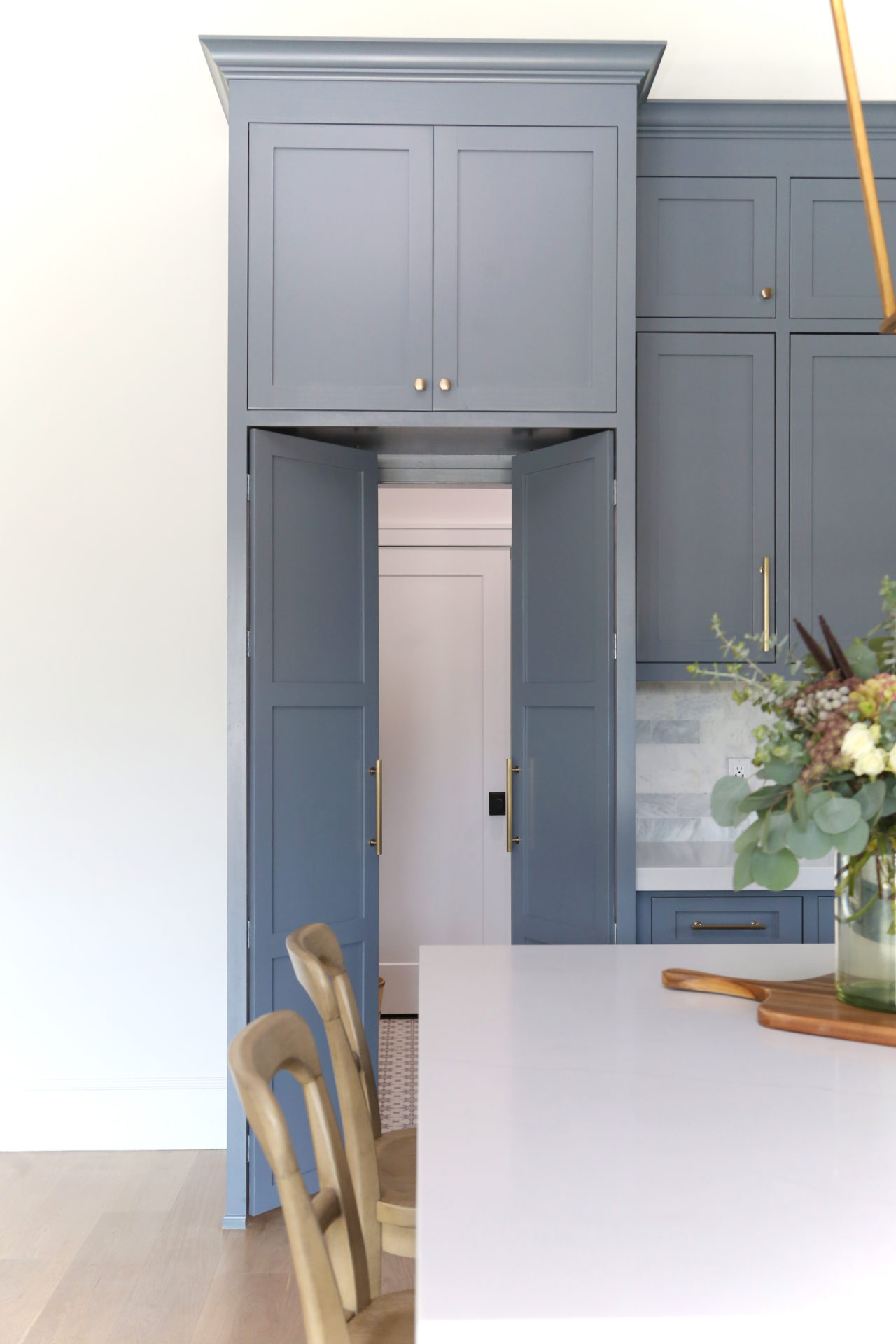 Hidden Pantry and Prep Kitchen - Carissa Miller Design Co.