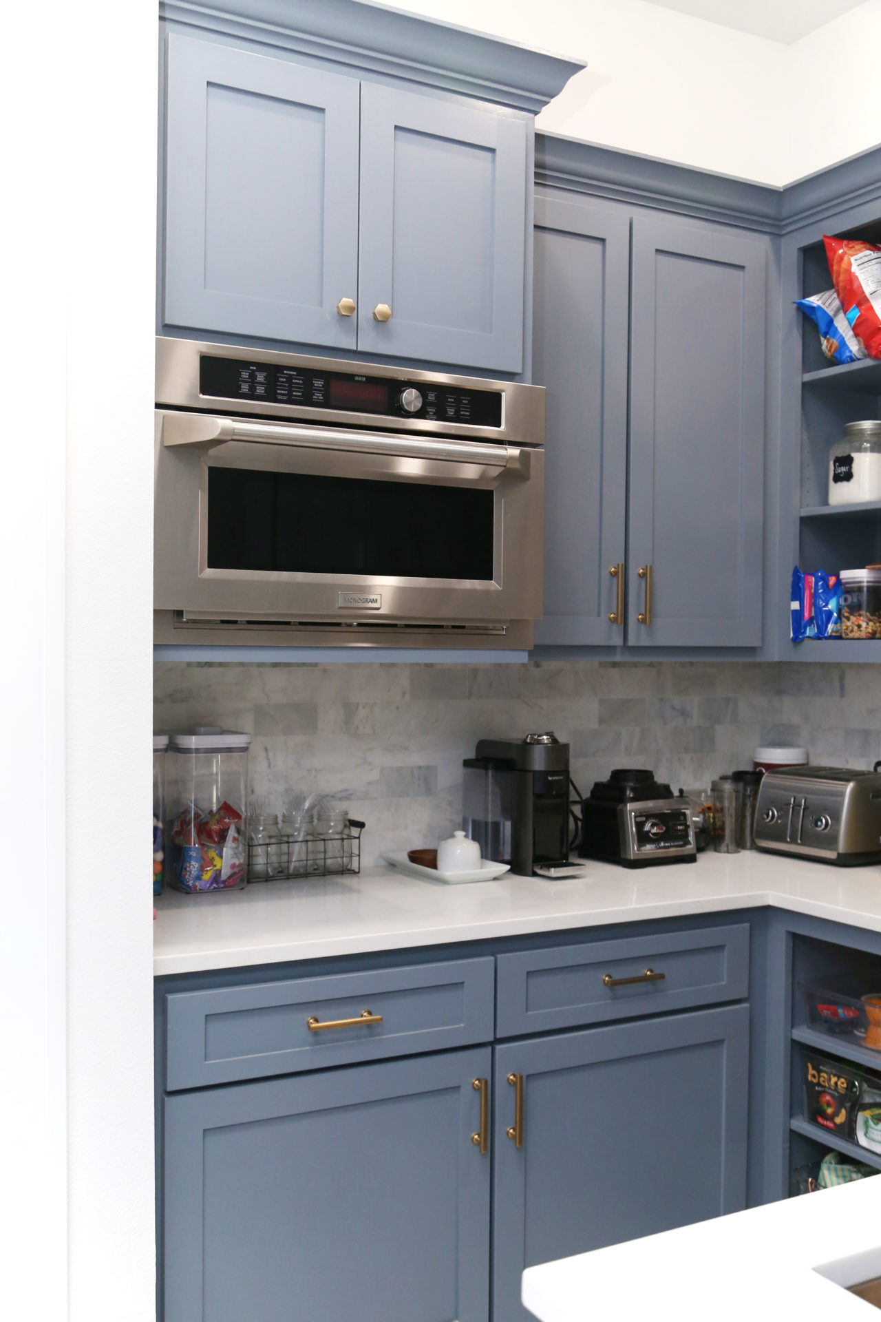 Hidden Pantry and Prep Kitchen - Carissa Miller Design Co.