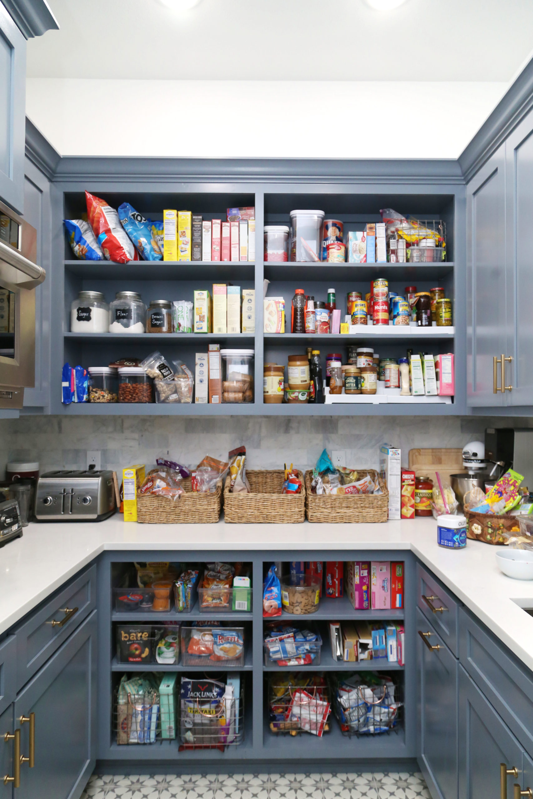 Hidden Pantry and Prep Kitchen - Carissa Miller Design Co.